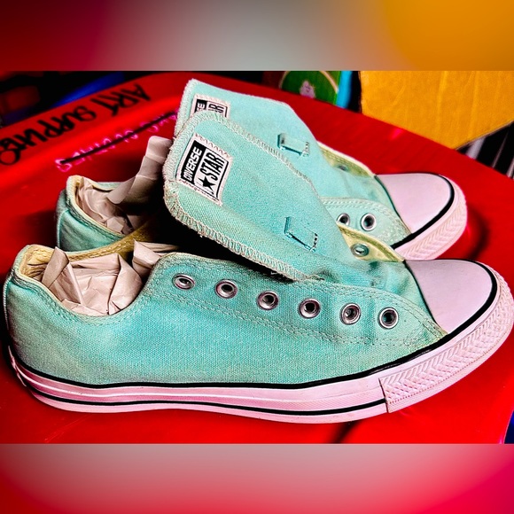 Converse | Shoes | Unisex Converse Allstars Aqua Blue Men8 Wmen | Poshmark
